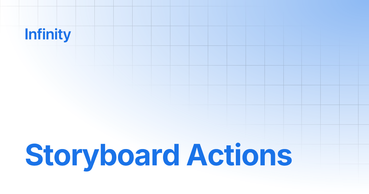 Storyboard Actions | AI Powered Data Analytics