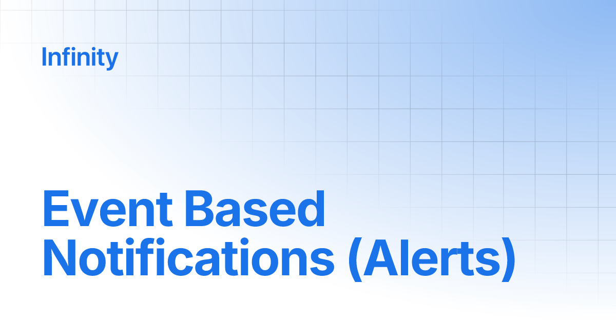 Event Based Notifications (Alerts) | AI Powered Data Analytics
